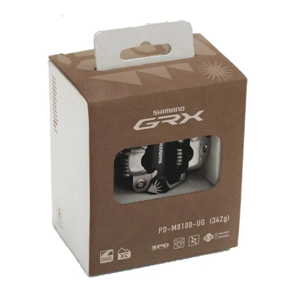 SHIMANO GRX Pedal (SPD) PD-M8100-UG Doble cara negro